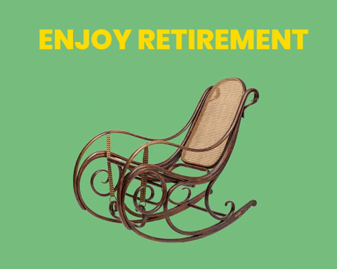 Retirement Retiring GIF by Design Museum Gent - Find & Share on GIPHY