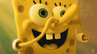 Spongebob Smiling Gif