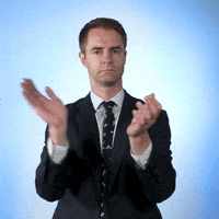 Crying Slow Clap Gif