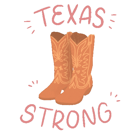 Texas Cowboy Sticker by Maggie Chen for iOS & Android | GIPHY