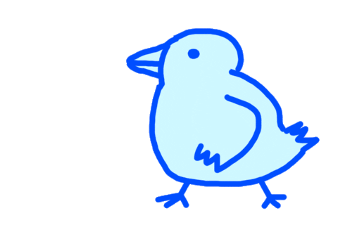 Bird Yelling Sticker by radratat for iOS & Android | GIPHY