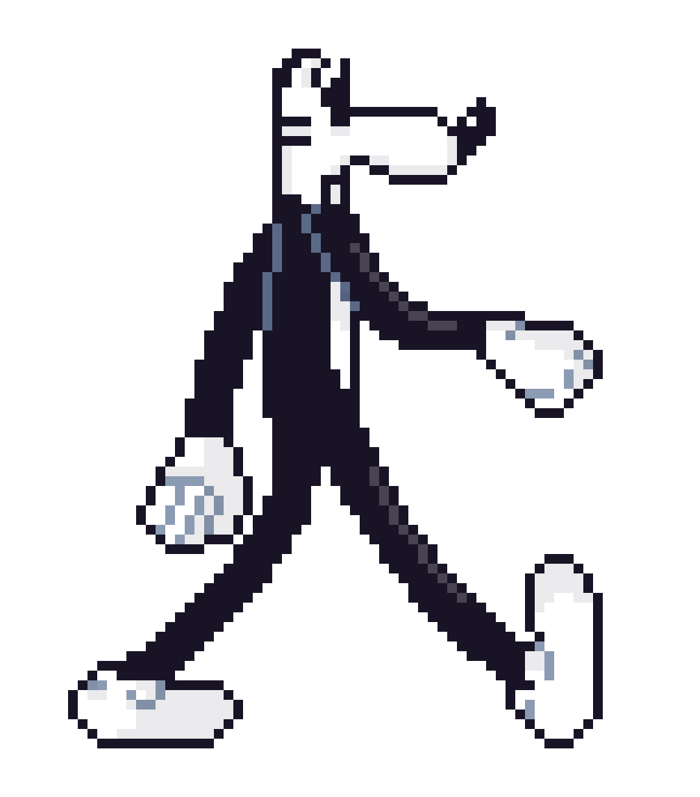 Pixel Walk Sticker by Ali Graham for iOS & Android | GIPHY