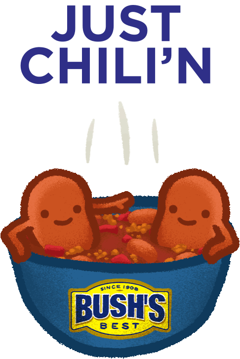 Chilling Hot Tub Sticker by BUSH'S® Beans for iOS & Android | GIPHY