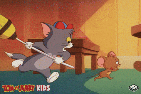 Tom From Tom And Jerry Running
