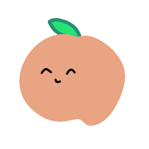 Fruit Peach Sticker for iOS & Android | GIPHY