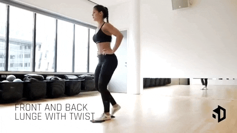 Back-lunges GIFs - Get the best GIF on GIPHY