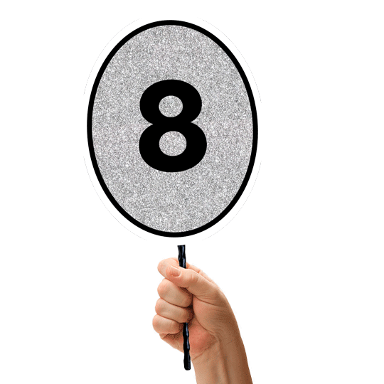 Number 8 Sticker by Mastifftv for iOS & Android | GIPHY