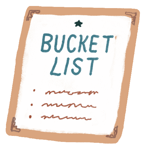 Explore Bucket List Sticker by Discover ASR for iOS & Android | GIPHY