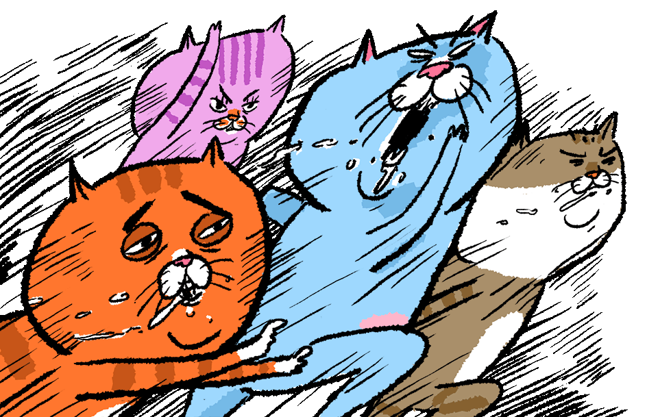 Run Rush Sticker by ehcat for iOS & Android | GIPHY