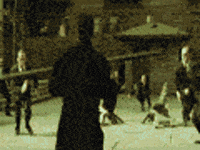The Matrix Fight Gif