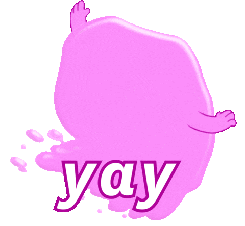 Happy Pink Blob Sticker by GIPHY Studios Originals for iOS & Android ...