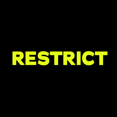 Logo Restrict GIF by enchanted grdn - Find & Share on GIPHY