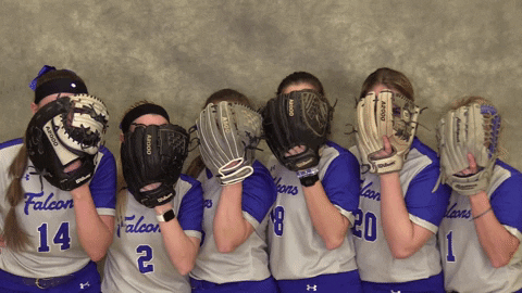 Softball GIF by CUWFalcons - Find & Share on GIPHY