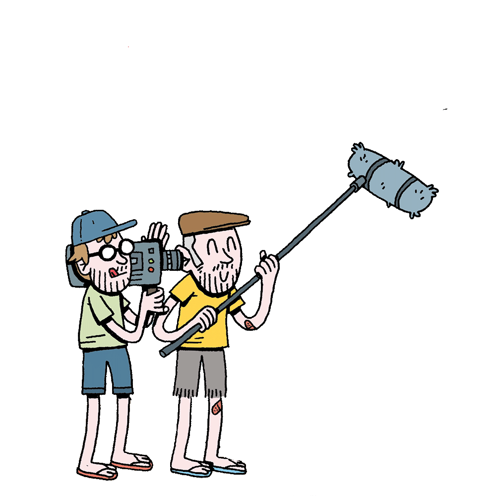 Friends Shooting Sticker by La Guarimba Film Festival for iOS & Android ...