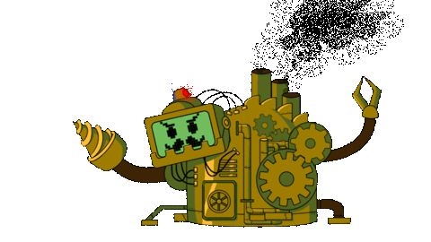 Robot Danger Sticker for iOS & Android | GIPHY