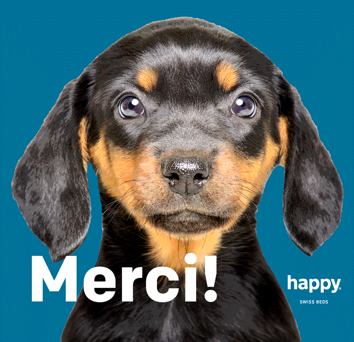 Merci GIF by Happy – Swiss Beds - Find & Share on GIPHY