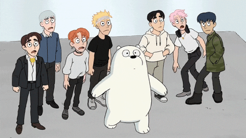 We Bare Bears & Monsta X 🐻🎵 by Cartoon Network Asia | GIPHY