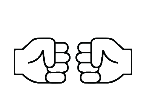 Fist Bump Explosion Animated Gif