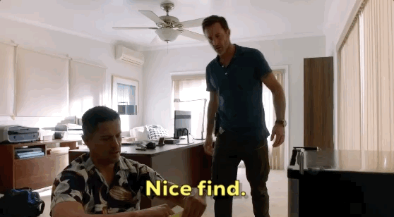Steve Mcgarrett Tani Rey GIF by CBS - Find & Share on GIPHY