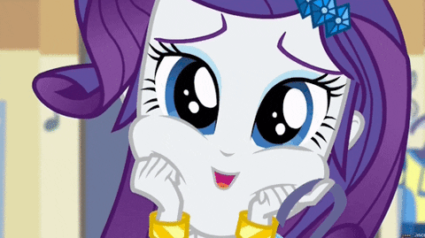Rarity Running Gif