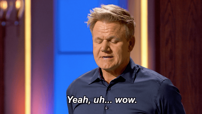 Gordon Ramsay Wow GIF by FOX TV - Find & Share on GIPHY