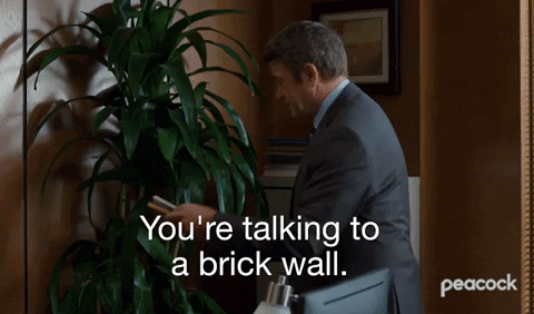 Talking To A Wall GIFs - Get the best GIF on GIPHY