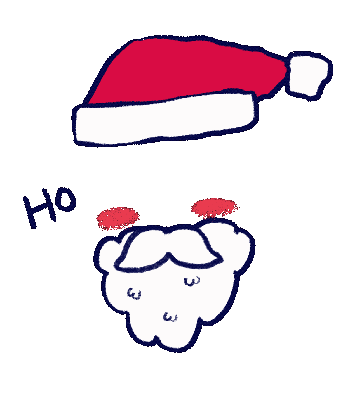 Merry Christmas Mood Sticker by Katharine Kow for iOS & Android | GIPHY