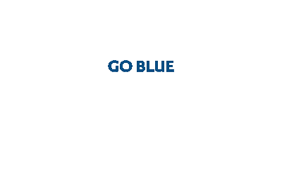 Go Blue Sticker by Messiah College for iOS & Android | GIPHY