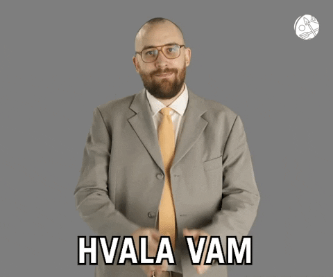 Hvala-vam GIFs - Get the best GIF on GIPHY
