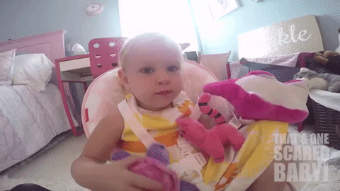 Terrified Baby Gif