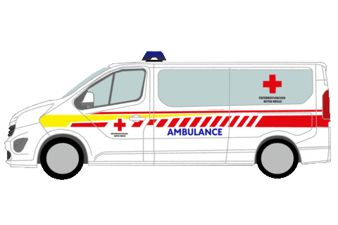 Red Cross Ambulance Sticker by Österreichisches Rotes Kreuz for iOS ...