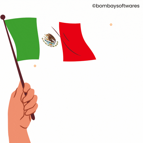 Mexican Flag Waving Gif