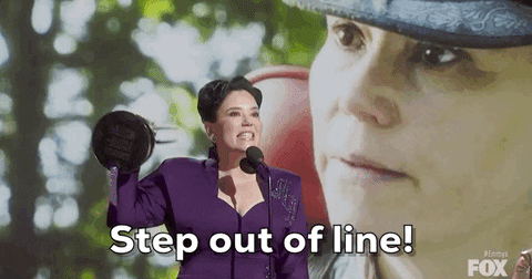 Step Out Of Line GIFs - Get the best GIF on GIPHY