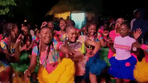 African Kids Dancing Gif