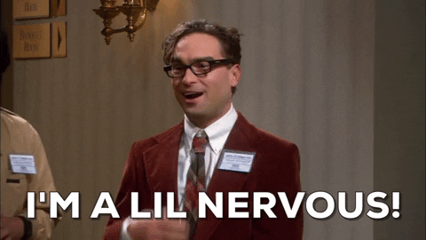 Nervous Sheldon Gif