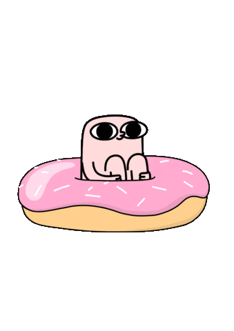 Cartoon Donut Sticker by KETNIPZ for iOS & Android | GIPHY