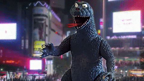 Godzilla Atomic Breath Animated Gif
