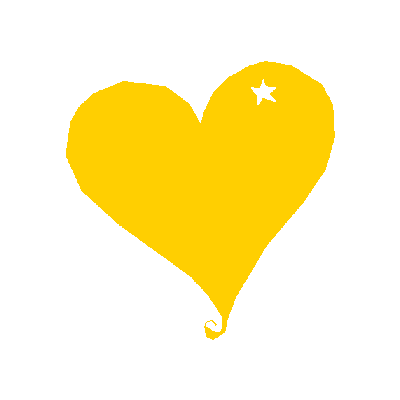 Yellow Heart Sticker by BeWILDerwood for iOS & Android | GIPHY