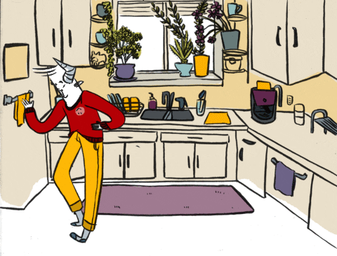 I drew my kitchen : drawing
