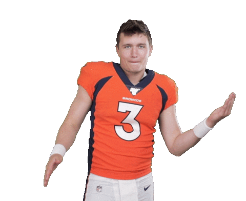 Drew Lock Football Sticker by NFL for iOS & Android | GIPHY