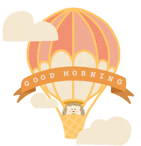 Flying Good Morning Sticker for iOS & Android | GIPHY
