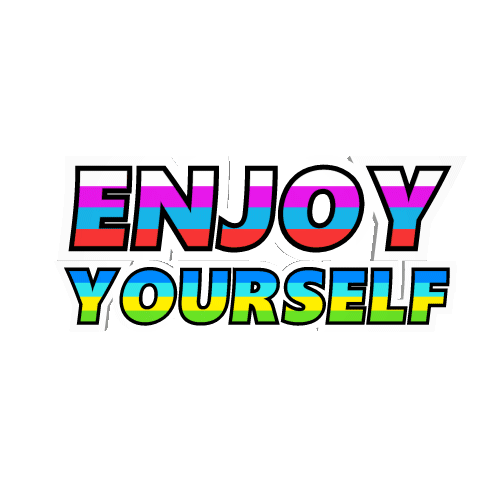 Happy Enjoy Sticker by Omer for iOS & Android | GIPHY