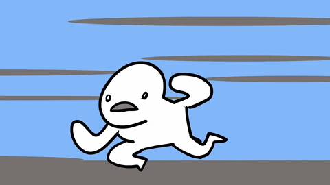 Tripping Gotta Run GIF by Achievement Hunter - Find & Share on GIPHY