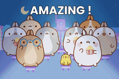 Happy Fun GIF by Molang - Find & Share on GIPHY