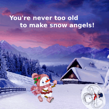 Making-snow-angels GIFs - Get the best GIF on GIPHY