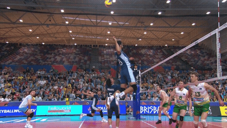 Australia Blocking GIF by Volleyball World - Find & Share on GIPHY