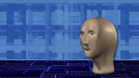meme, passing, no good, hard pass, not for me, stonks, stonk, no good ...