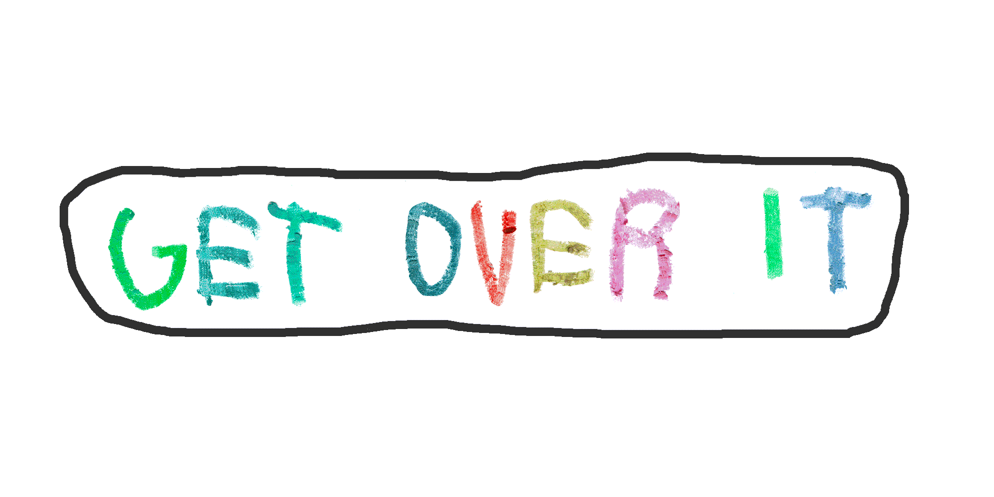 Get Over It Love Sticker by CB Hoyo for iOS & Android | GIPHY