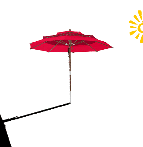 Sunshine Parasol Sticker by anndora for iOS & Android | GIPHY