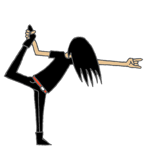Heavy Metal Yes Sticker by Jethro Haynes for iOS & Android | GIPHY